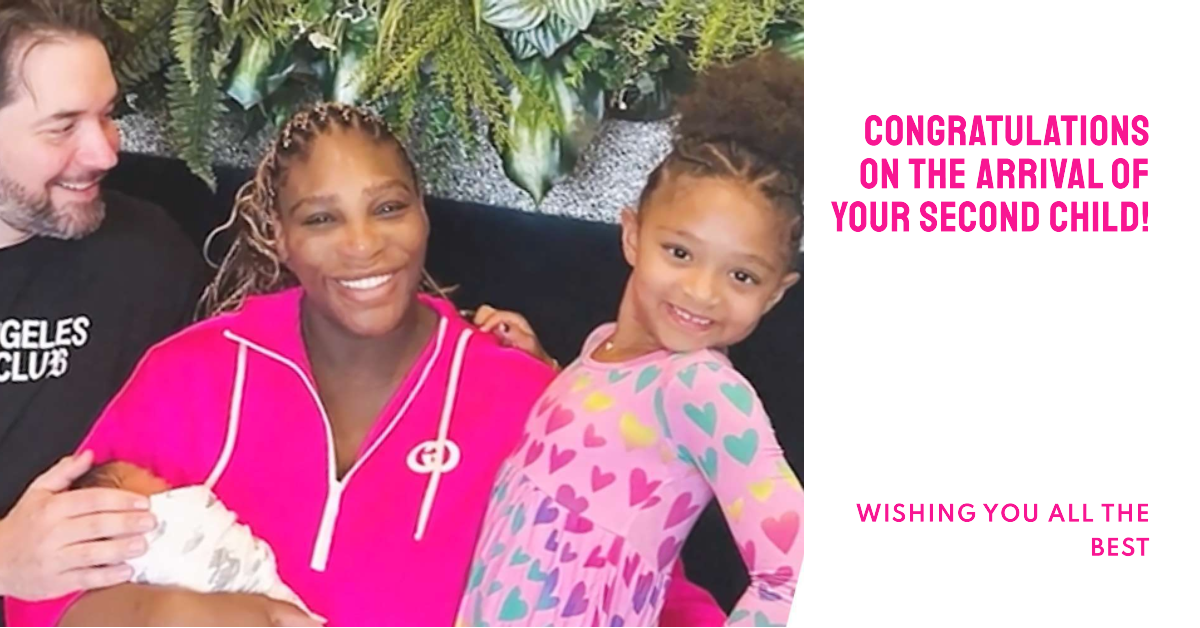 Serena Williams Welcomes Second Baby Girl, Adira River Ohanian