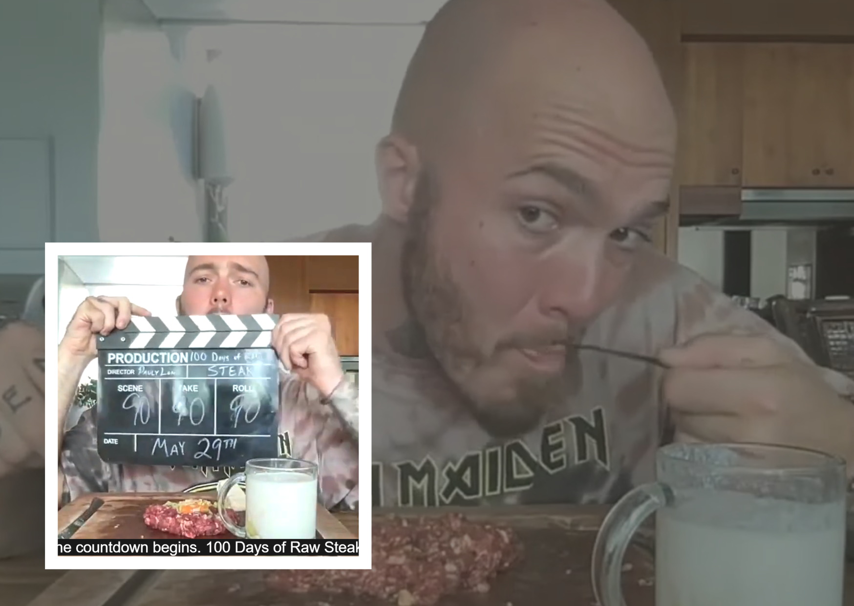 Man Completes 100-Day Raw Meat Challenge: What He Learned