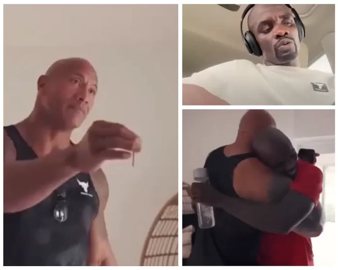 The Rock Surprises UFC Fighter with Life-Changing Gift