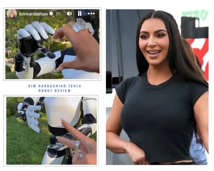 Kim Kardashian Shows Off Tesla’s Latest Robot