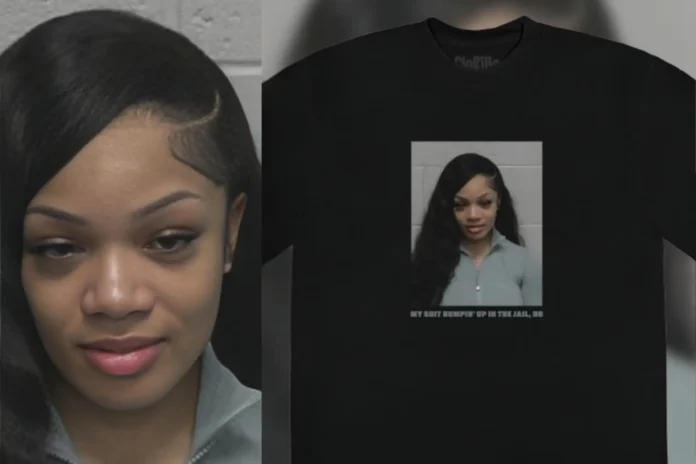 Glorilla Drops Viral Mugshot T-Shirts - HypeFresh Inc