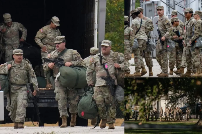 Texas National Guard Arrives in Chicago Suburbs Ahead of Deployment ...