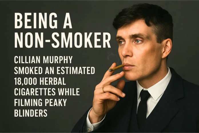 Cillian Murphy Astronisingly Consumed Over 18,000 Herbal Cigarettes for ...