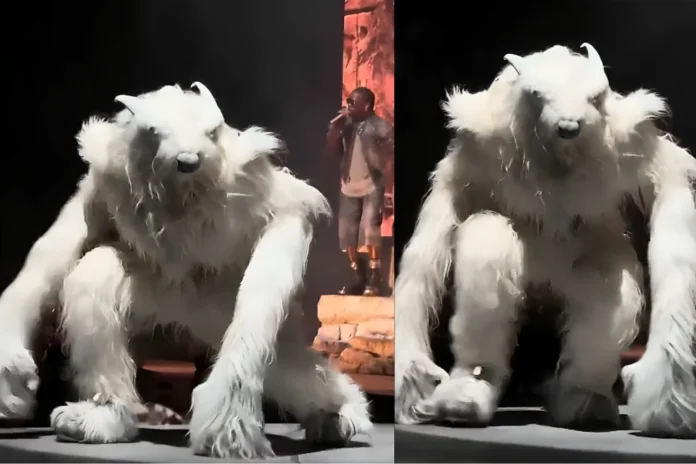 Gunna Stuns Crowd With Yeti-Like Creature During Wun World Tour Show ...