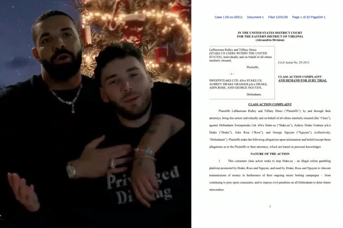 Drake & Stake Sued in Federal Class Action RICO Lawsuit - HypeFresh Inc
