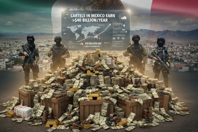 Mexican Cartels Rake in $40B+ Annually, Surpassing Many Nations' GDP ...