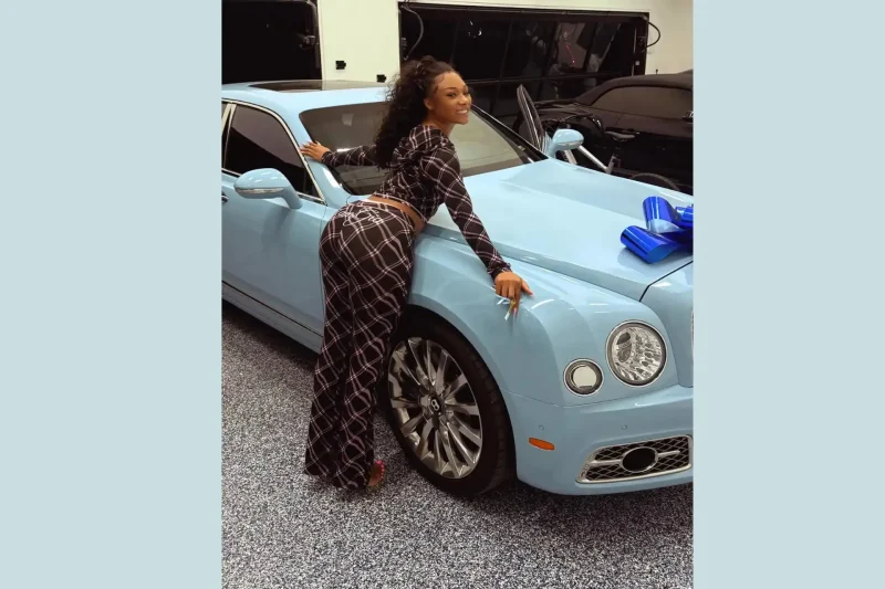 Klay Thompson Gifts Megan Thee Stallion a Bentley for Her Birthday ...