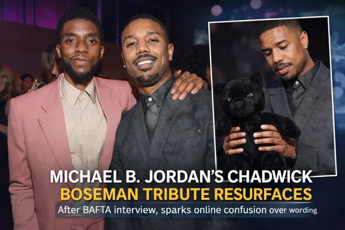 Michael B. Jordan's Black Panther Tribute to Chadwick Boseman ...