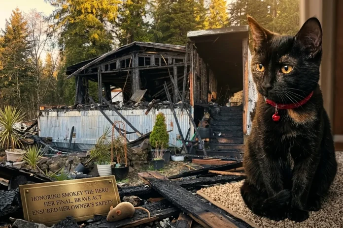 Hero Kitten Sacrifices Itself to Save Sleeping Owner from House Fire ...