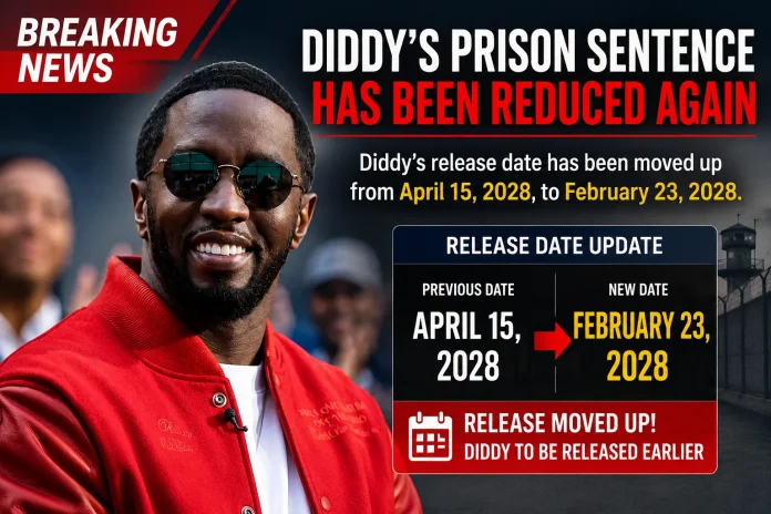 Diddy's Prison Sentence Reduced Again: New Release Date Set for 2028 ...